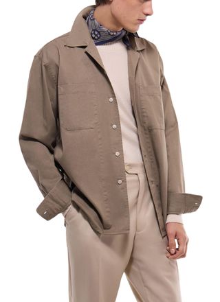 Fursac Chemise &agrave; poches plaqu&eacute;es en coton - Taille XL - Homme