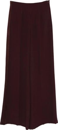 Forte_Forte pantalon à empiècements latéraux - Rouge