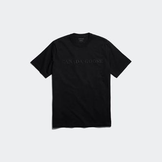 Canada Goose Ocra T-Shirt mit Stickerei (M&auml;nnlich, Black, S)