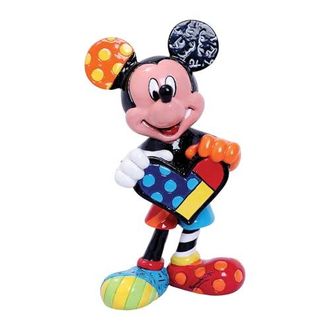 Enesco Disney Britto Collection Mickey Mouse With Heart Mini Figurine