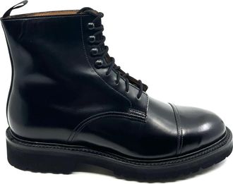 Crockett & Jones Femme, Chaussures, Noir, Taille: 39 EU Jane Lace-up Bottes