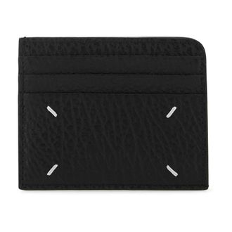 Maison Margiela Schwarze Lederkartenhalter Brieftasche - - Accessories - Damen - Schwarzk - ONE SIZE