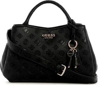 Guess Phoebe Girlfriend Satchel, Cartable Femme, Logo Noir, Taille Unique