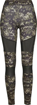 Urban Classics Damen Leggings, Wood Digital Camo, S