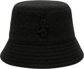 Ruslan Baginskiy Bob orn&eacute; dun monogramme - Femme - Accessoires - Noir - Taille: M