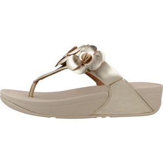 FitFlop Femme, Chaussures, Beige, Taille: 38 EU Lulu Flower Toe-Post Sandal