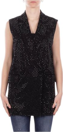 John Richmond Femme, Vestes, Noir, Taille: 40 FR Veste Crois&eacute;e