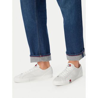 Tommy Jeans Sneakers Tommy Jeans Archive Vulc. Y2K Long Lace EM0EM01676 &Eacute;cru