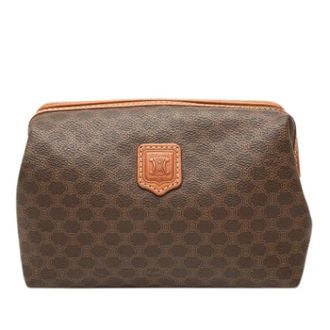 Celine Pre-owned Coated Canvas Pouch - - Pre-owned - Damen - Braun - ONE SIZE
