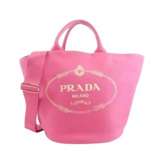 Prada Pre-owned Canapa Tote Bag - Femme - Pre-owned - Rose - Taille: ONE Size