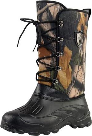 Pangolin Bottes de Neige Imperm&eacute;ables Homme Femme Hiver Grand Froid avec Doublure Amovible, Chaussures de Randonn&eacute;e Neige Antid&eacute;rapantes, Bottes Outdoor Marron