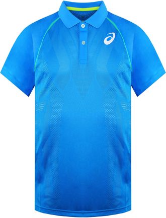 Asics Asics Match Actibreeze Herren Blau Tennis Polo-Shirt
