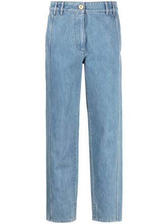 Patou Tief sitzende Tapered-Jeans - Blau