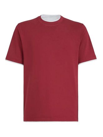 Brunello Cucinelli T-Shirt - Rouge