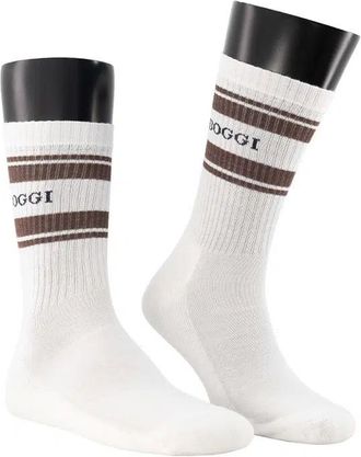 Boggi Milano Herren Socken beige Baumwolle & Mix meliert