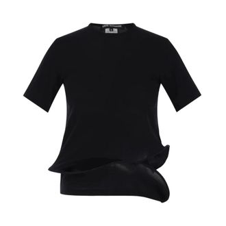 Junya Watanabe R&uuml;schen T-Shirt - - Tops - Damen - Schwarzk - M