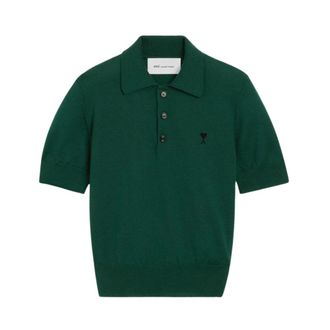 Ami ADC Polo - - Tops - Damen - Gr&uuml;n - M