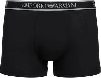 Emporio Armani Lot de trois boxers unis en coton m&eacute;lang&eacute;
