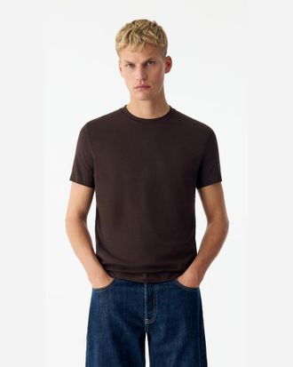 Arket T-Shirt Mit Normaler Passform 170 GSM -Braun