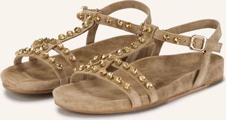 Kennel & Schmenger Sandalen Love Mit Schmucksteinen beige