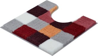 Kleine Wolke WC-Vorleger Caro Terracotta 55 x 55 cm mit Ausschnitt