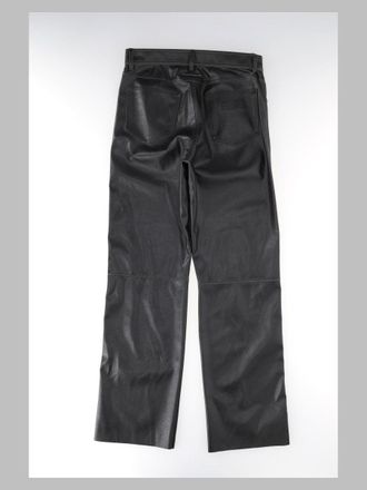 Maison Margiela Leather-Effect Polyester Jeans - Black