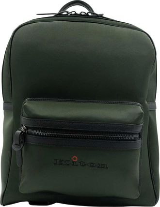 Kiton Homme, Sacs, Vert, Taille: ONE Size Nylon Backpack