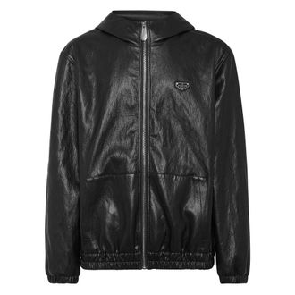 Philipp Plein Homme, Vestes, Noir, Taille: 4XL Coupe-vent