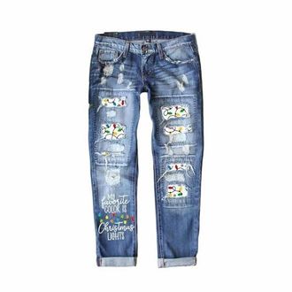 Generic Jean Noir Femme Slim Jean Boyfriend 3 Fourré Capri Huilé Resille Training Métallisé Fermeture City Meilleurs Morphologie Imprime Meilleures Poches Rev