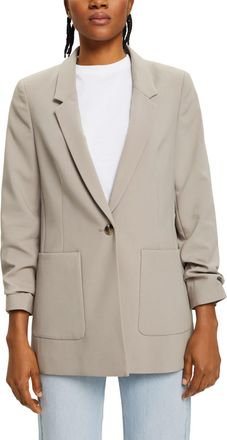 Esprit Damen 993EE1G305 Blazer, 240/TAUPE, 32