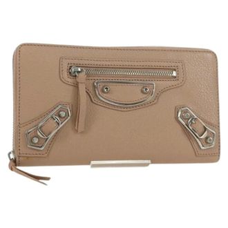 Balenciaga Portefeuille long vintage Pre-owned - Femme - Pre-owned - Rose - Taille: ONE Size