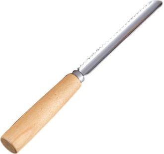 Generico Corer Tool Kitchen Manueller Entkerner aus Edelstahl | Multifunktionales manuelles Joggen mit rutschfestem Holzgriff für schnelles Kochen und Salat ma