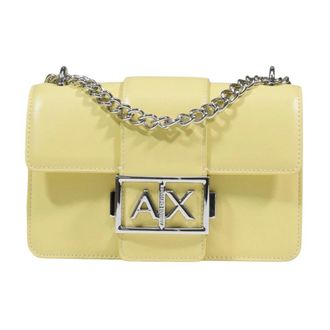 A|X Armani Exchange Femme, Sacs, Jaune, Taille: ONE Size Jodie S Shoulder Bag
