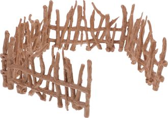 Valiclud 4 Stück Teiliges Miniatur Farmzaun aus Realistische Bunte Lattenzäune für Vorschulkinder Geeignet für Bauernhof spielsets DIY Puppenhaus Garten Dekora