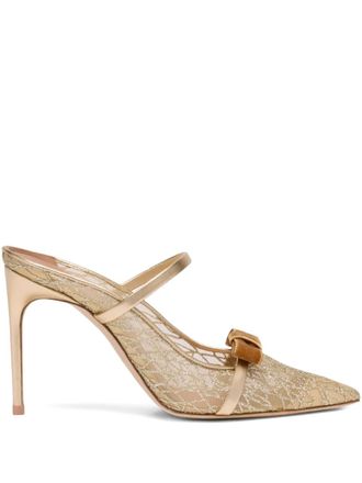 Malone Souliers Aurora Mules mit Absatz 90mm - Gold
