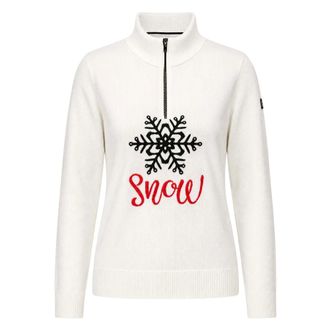 Newland Pull Runa 1/2-Zip - Femme - Sport - Blanc - Taille: 36 FR