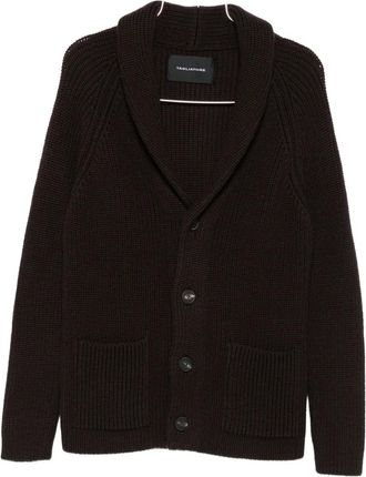 Tagliatore cardigan à col châle - Marron