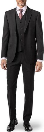 Digel Herren Anzug schwarz Schurwolle