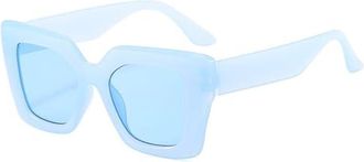 Generic Lunettes De Soleil Carr&eacute;es For Hommes Et Femmes, Id&eacute;ales For Les Voyages, La Conduite Ou Trajets Quotidiens(Blue)