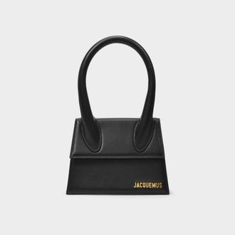 Jacquemus Le Chiquito Moyen Bag - Jacquemus - Black - Leather