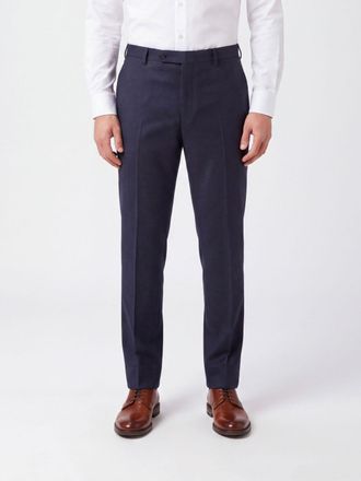 Incotex Slim-Fit Chino aus Wollflanell mit versetztem Verschluss