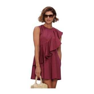 Y.A.S Yasbirama SL Kleid S - - Dresses - Damen - Braun - XL