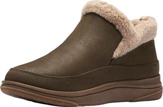 Clarks Bottes Breeze Park Cloudsteppers pour femme, Textile Olive Fonc&eacute;, 8.5 Wide