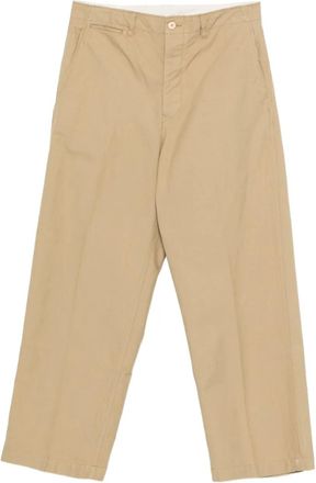 Visvim pantalon évasé à boutonnière - Tons neutres