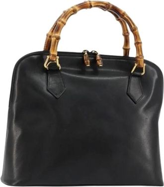 Gucci Sac &agrave; main vintage doccasion - Femme - Pre-owned - Noir - Taille: ONE Size