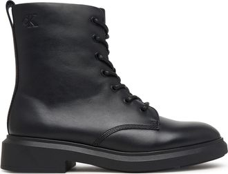 Calvin Klein Schn&uuml;rschuhe Calvin Klein Sporty Boot Lace Up Lth HW0HW03188 Schwarz