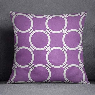 Bonamaison Le Jardin du Lin Kissenhüllen, Cotton, Mehrfarbig, 45x45