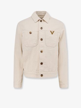 Valentino White denim jacket - VALENTINO - gender_Man