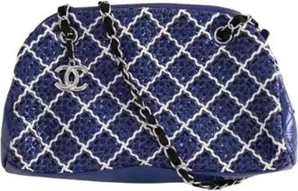 Chanel Pre-owned Just Mademoiselle Shoulder Bag - Femme - Pre-owned - Bleu - Taille: ONE Size