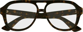 Gucci Aviator-Brille - - Accessories - unisex - Braun - 55 MM